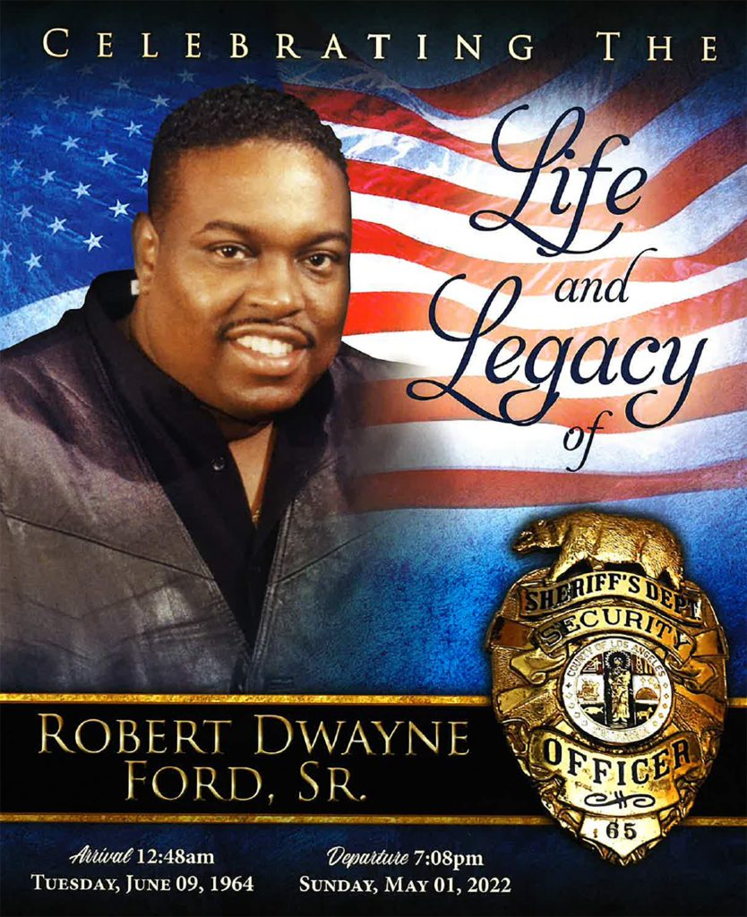Mourning the Loss of Sheriff’s Security Officer Robert Ford Sr. - Los ...
